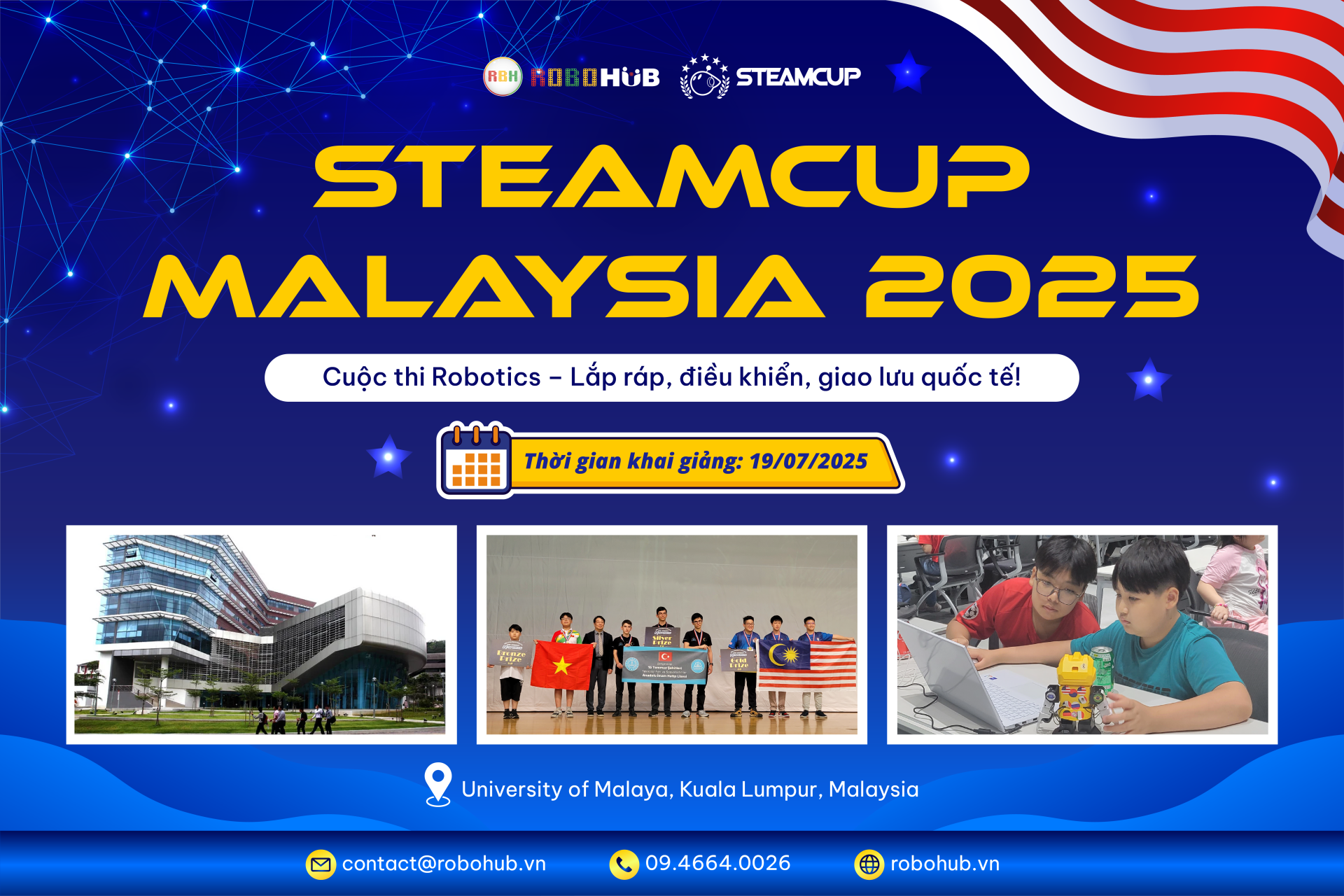 HUẤN LUYỆN STEAMCUP 2026 - ROBOHUB Vietnam